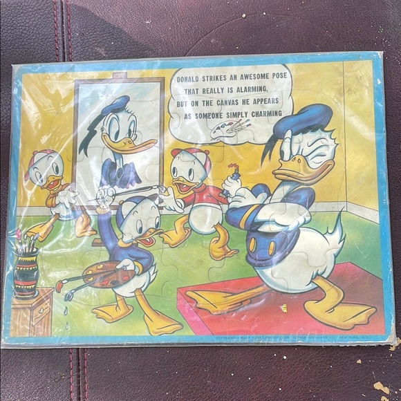 Toys | Vintage 195s Walt Disney Donald Duck Board Puzzle | Poshmark